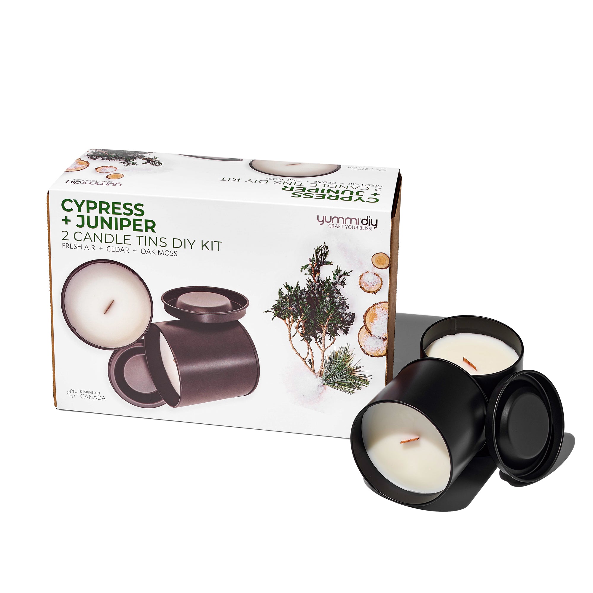DIY Candle - Cypress + Juniper – Yummi Candles Canada