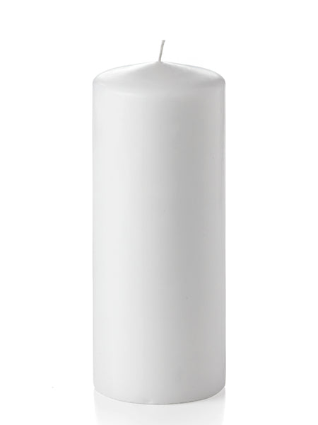 4" x 10" Wholesale Unscented Column Pillar Candles - Set of 2 – Yummi ...