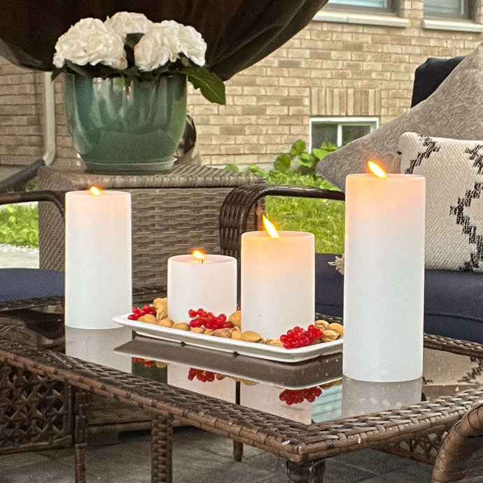 4 Column Pillar Candle Waterfall Set – Yummi Candles Canada