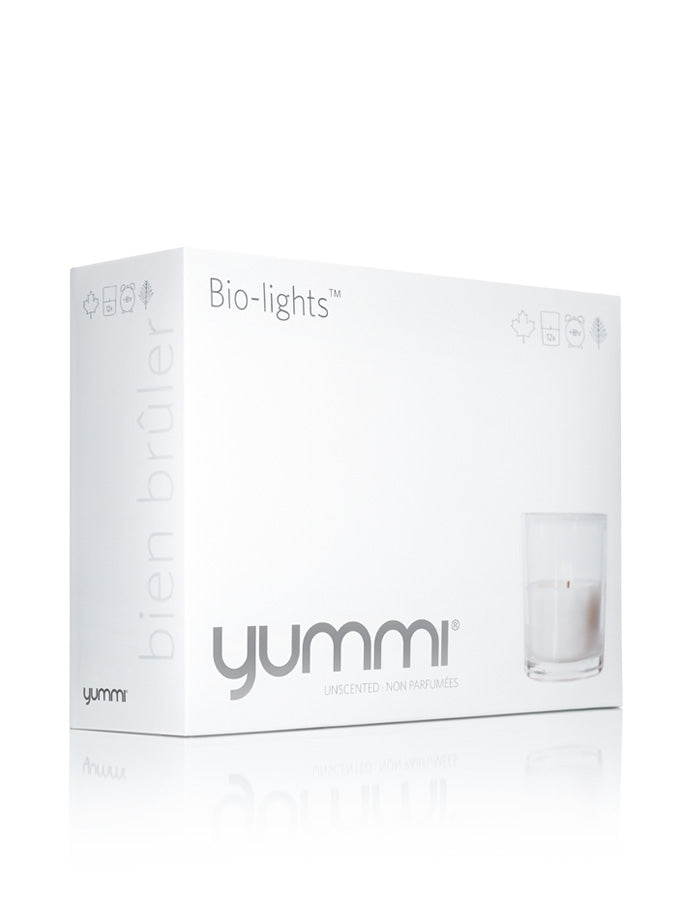 Unscented BIOLIGHT Jars - Set of 12 – Yummi Candles Canada